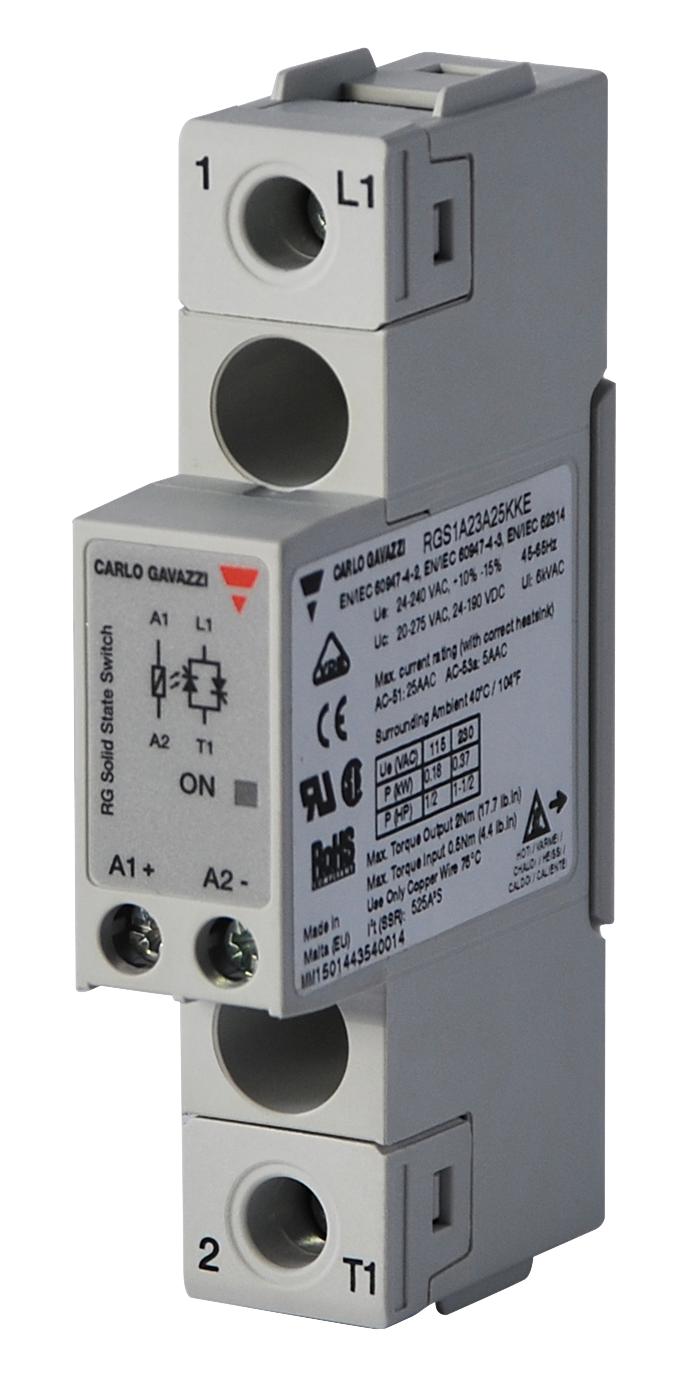 RGS1A60D92KKE - Carlo Gavazzi - SOLID STATE CONTACTOR, 90A, 42-600VAC